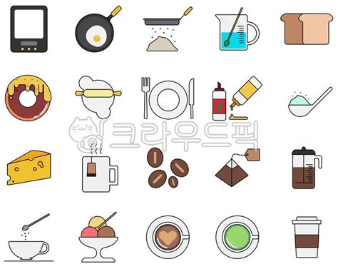 쿠킹 요리 베이킹 카페 베이커리 사진이미지일러스트캘리그라피 Cleanda작가