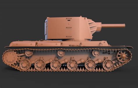 Kv 2 Model 1939 3d Model In Tank 3dexport