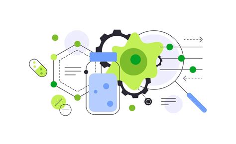Editing The Properties Of Bacteria Medical Production Bioengineering 60367164 Vector Art At