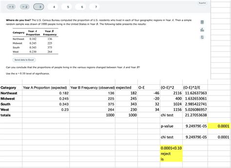 Solved Where Do You Live The Us Census Bureau Computed