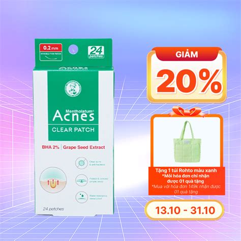 Miếng Dán Mụn Acnes Clear Patch Hộp 24 Miếng