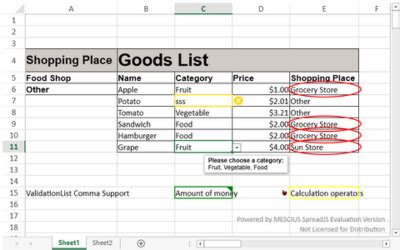 Javascript Spreadsheet Library Js Excel Functions And Formulas Spreadjs