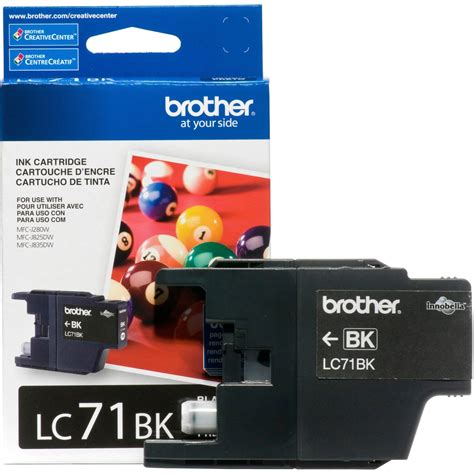 Brother Genuine Standard Yield Black Ink Cartridge LC71BK Replacement