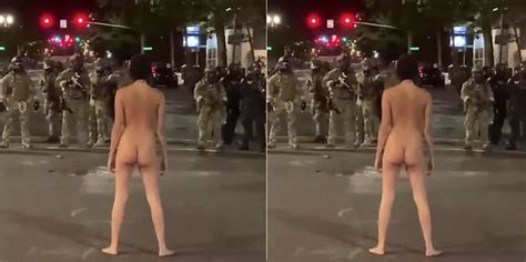 Who Is Naked Athena The Protestor Who Stripped Down In Oregon YourTango