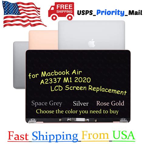New For Apple MacBook Air 13 M1 A2337 2020 EMC 3598 LCD Screen Display