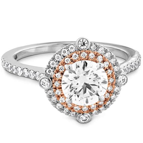 Hof Double Halo Compass Engagement Ring Butterfield Jewelers