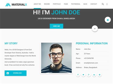 Materialx Блог Шаблоны Bootstrap BootstrapТема