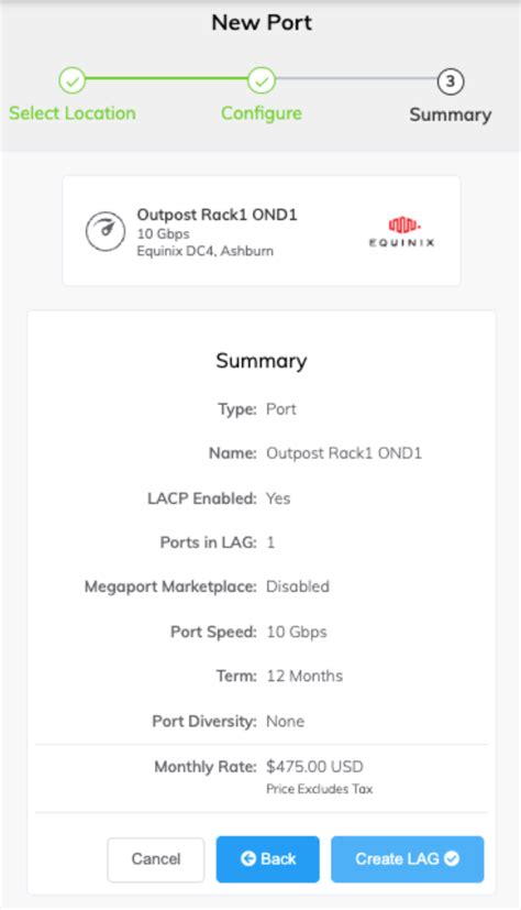 AWS Outposts Rack Megaport Documentation