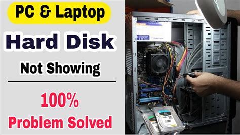 Hard Disk Not Showing Problem Computer Hard Disk Not Detected YouTube