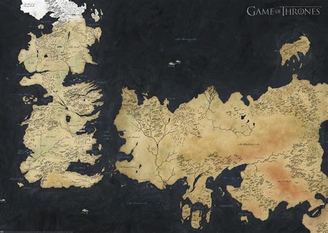 Game Of Thrones™ Westeros Map Poster