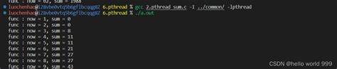 【linux系统与网络编程】10：多线程 linux 多线程网络编程 csdn博客
