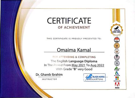 Omaima Kamal On Linkedin Im Very Happy To Share With You That I Have Take English Course With