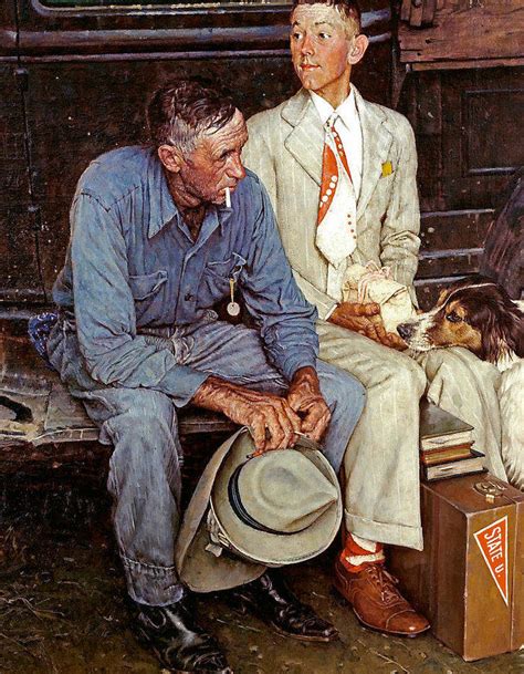 In Detail Norman Rockwell S Breaking Home Ties