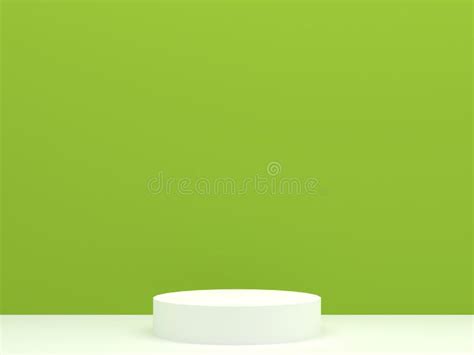 Geometry Podium Products Display Minimal Mockup 3d Render Stock