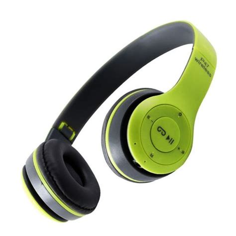 Casque Stéréo Sans Fil OAKORN P47 Bluetooth Vert