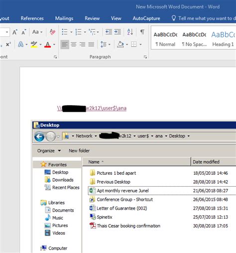 Disallowed Folder Access Can Be Bypassed Via Word Software Spiceworks Community