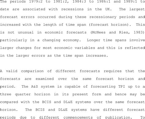 compares the forecast accuracy of these systems has varied over