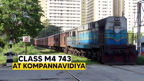 Alco Mlw Class M4 743 Madhu With Train 8749 At Kompannavidiya Youtube