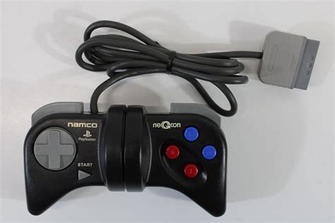 Namco Npc 104 Black Negcon Racing Controller Cigarette Odor Playstation