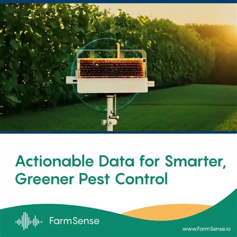 Farmsense Inc On Linkedin Actionable Data For Smarter Greener Pest