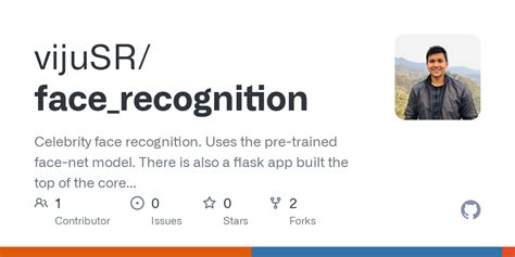 Github Vijusr Face Recognition Celebrity Face Recognition Uses The Pre Trained Face Net