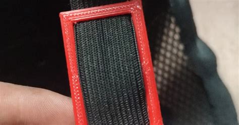 Parametric Adjustment Slider For Rubber Bands And Fabric Straps By Julshg Download Free Stl