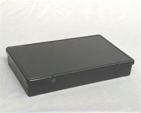 Conductive Hinged Plastic Box 11 X 6 1 2 X 1 3 4 W 18 Cells