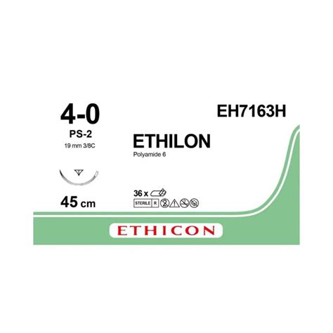 Ethilon Hechtdraad 4 0 45cm Ps 2 Eh7163h 36 Stuks Kopen Merkalanl