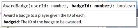 Badge Will Not Award Because Invalid Argument 2 String Expected Got