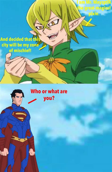 Code Geass Superman Mr Mxyzptlk By Crossovercomic On Deviantart