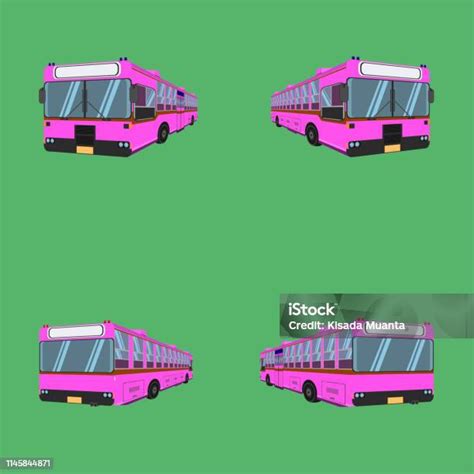 격리 타이어 핑크 버스 교통 자동차 차량 드라이버 운임 여객 자동 옴니 버스 코치 레일 벤치의 자 스툴 좌석 매트리스 강화 걸쇠 패드 벡터 일러스트 레이 션 공항에 대한