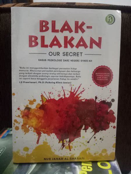 Jual ORIGINAL Buku Novel BLAK BLAKAN Our Secret Kasus Psikologi Dari