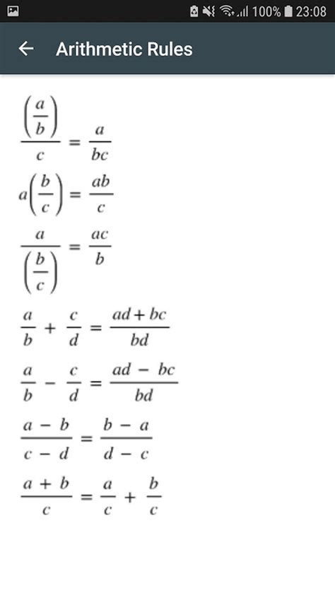 Math Formulas Algebra Apk For Android Download