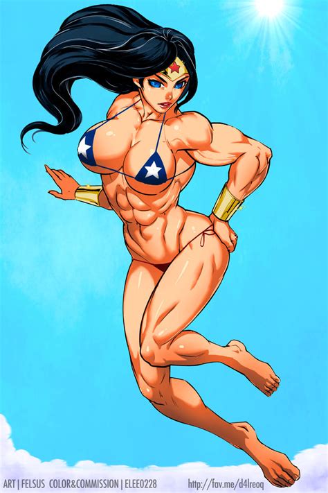1girl Barefoot Bikini Black Hair Blue Eyes Breasts Dc Comics Felsus