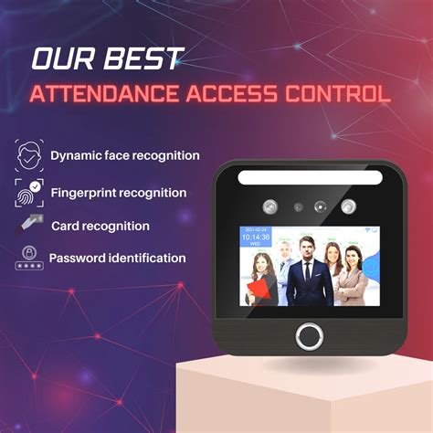 5 Inch Indoor Face Recognition And Fingerprint Attendance System With