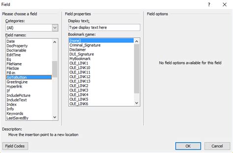 Using Fields In Microsoft Word A Tutorial In The Intermediate Users Guide To Microsoft Word