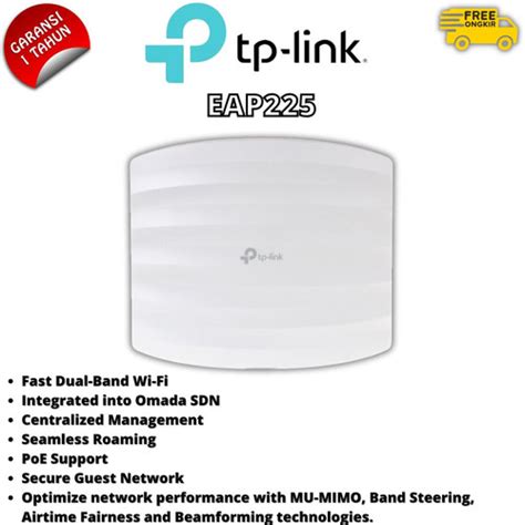 Promo Tp Link Eap Ac Access Point Wireless Mu Mimo Gigabit Ceiling Mount Access Point