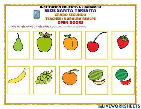 2182078 Frutas En Ingles Jiose Luis Paz