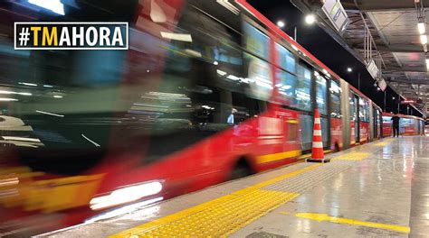 TransMilenio On Twitter TMahora 5 10 P M Por Accidente Entre Dos