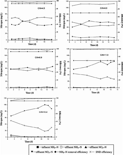 Profiles Of Nh 4 N No 2 N And No 3 N Concentrations In