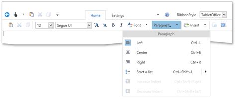 wpf ribbon control new office for ios presentation style now