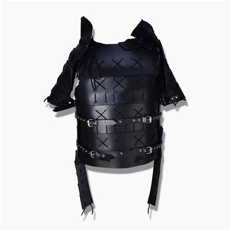 Samurai Leather Armour Larp Costume Leather Armour Medieval Costume