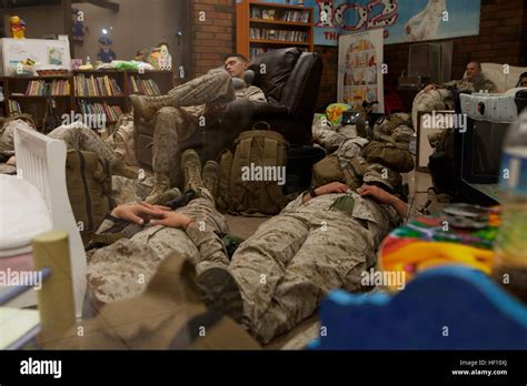 U S Marines And Sailors With Regimental Combat Team 7 Rct 7 Rest In