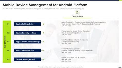 Android Device Security Powerpoint Presentation And Slides Ppt Example Slideteam