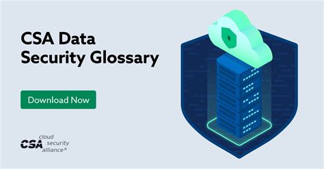 Cloud Security Alliance On Linkedin The Csa Data Security Glossary Released Today By The Data