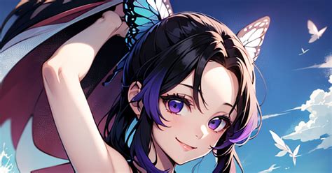 Aiイラスト 胡蝶しのぶ ビキニ メークインのイラスト Pixiv