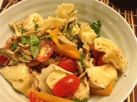 Cheese Tortellini Chicken Salad