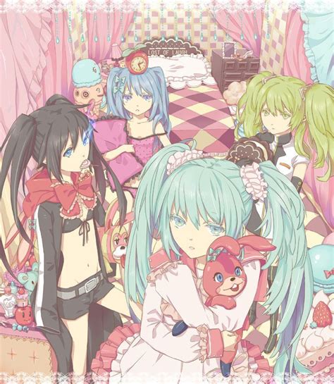 Vocaloid Hatsune Miku Black Rock Shooter And Lol