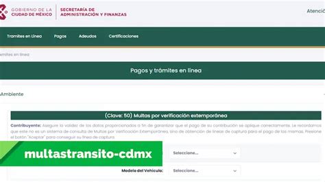 ¿cómo Pago Multa Por Verificación Extemporanea Cdmx
