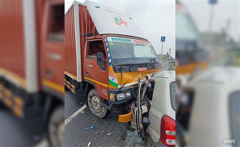 2 Month Old Among 3 Killed As Car Collides With Truck In Tamil Nadu